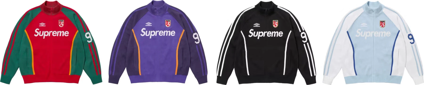 Supreme®/Umbro® Zip Up Sweater | Supreme 25ss